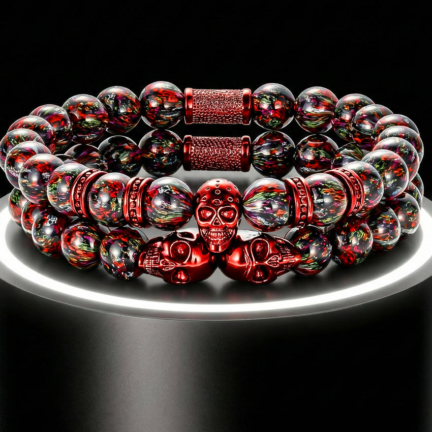 Combat - M05 Military Inspired Camouflaged Skull Bracelets – SkeletonHD