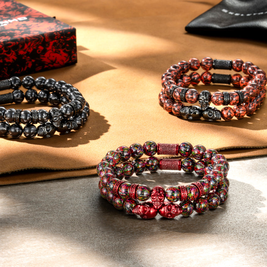 Combat - M05 Military Inspired Camouflaged Skull Bracelets – SkeletonHD