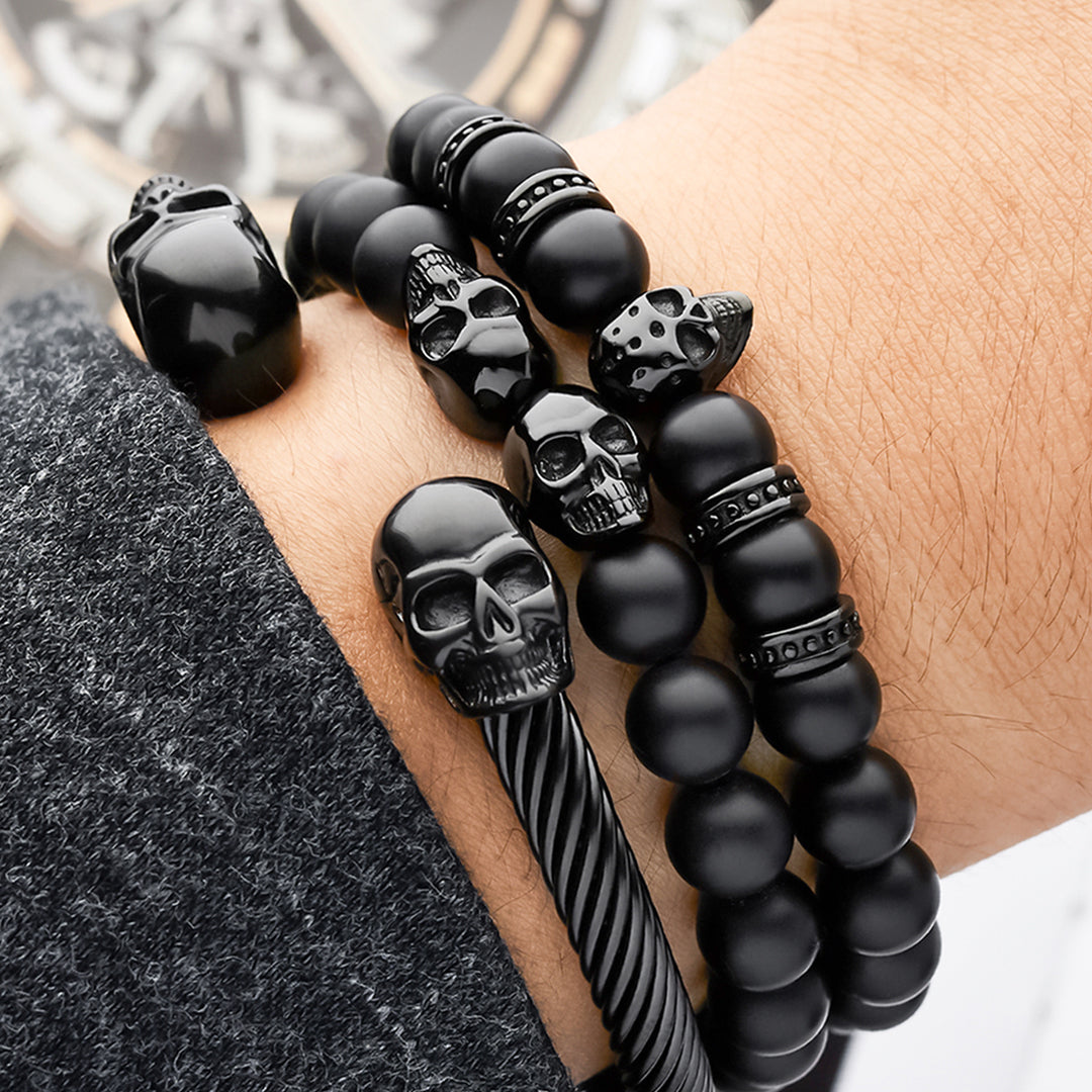 Storm Box - Jet Black Skulls for Men – SkeletonHD