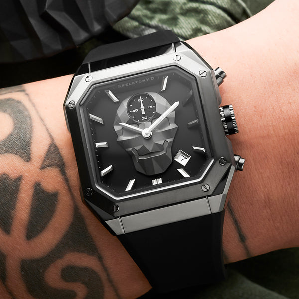 PHANTOM·X Men's Luxury Skull Watch – SkeletonHD