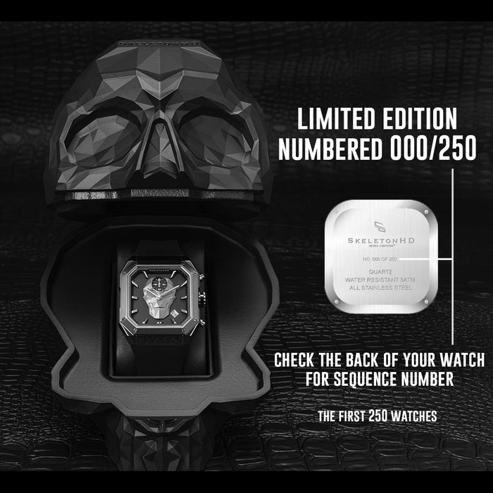 PHANTOM·X Men's Luxury Skull Watch – SkeletonHD