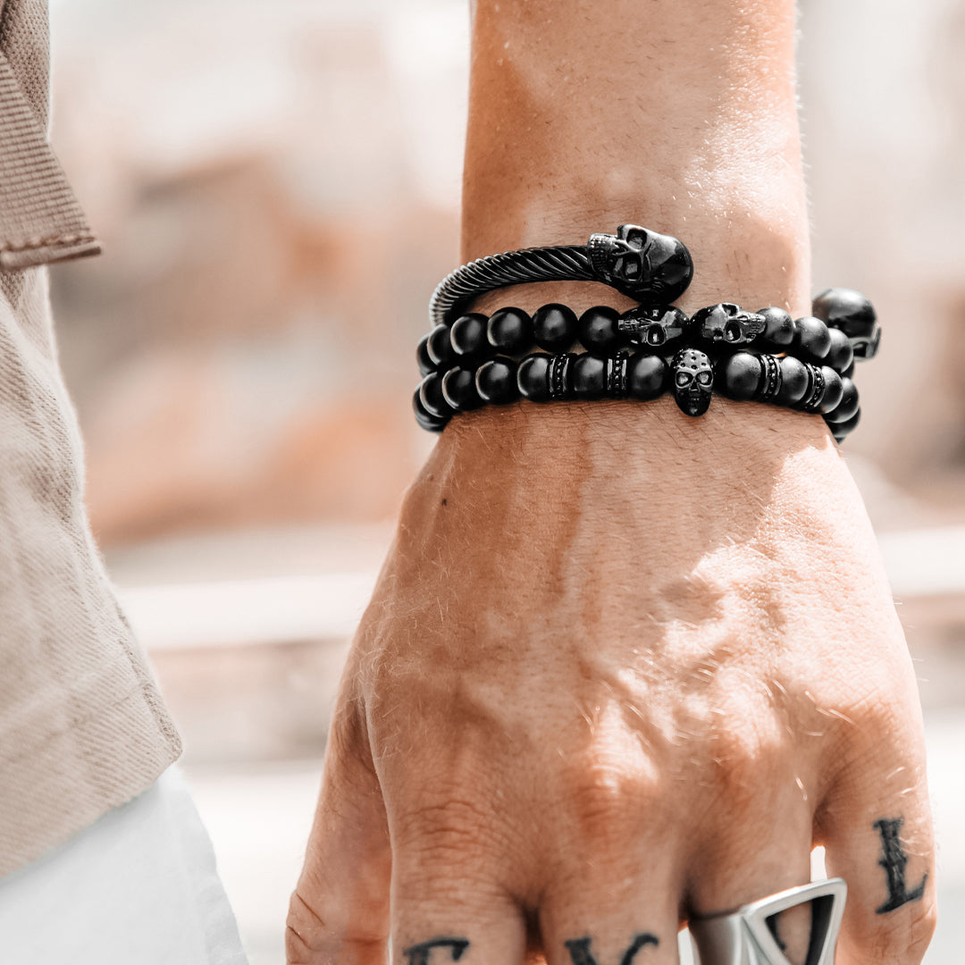 Storm Box - Jet Black Skulls for Men – SkeletonHD