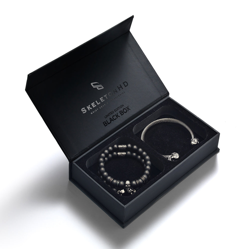 Storm Box - Jet Black Skulls for Men – SkeletonHD